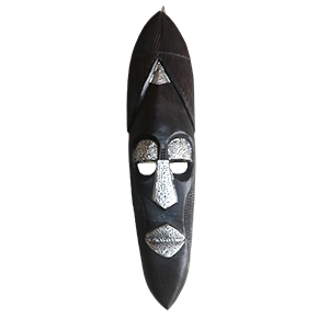 Wooden African Mask - Safari Art House Ltd